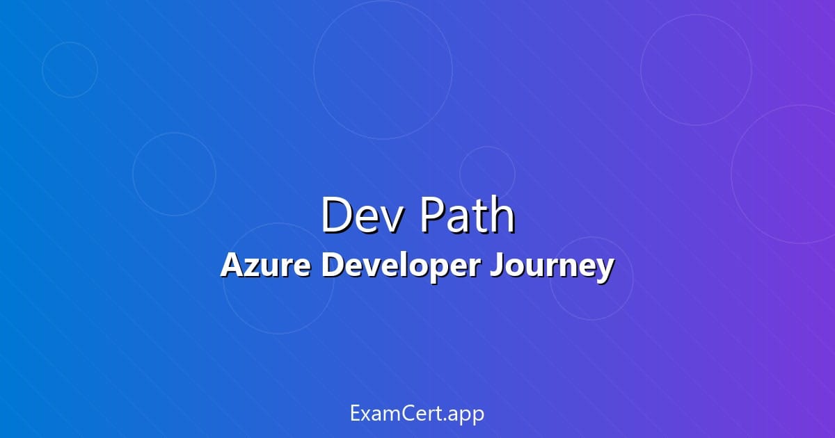 Azure Developer Certification Path 2025