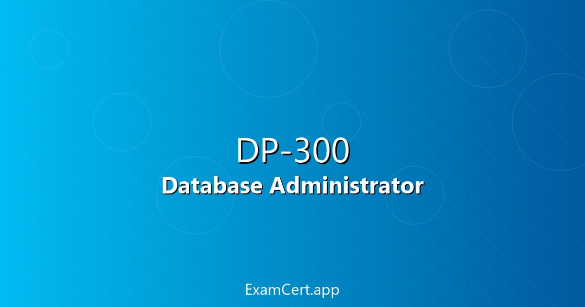 Azure DP-300 Guide 2026: Database Administrator