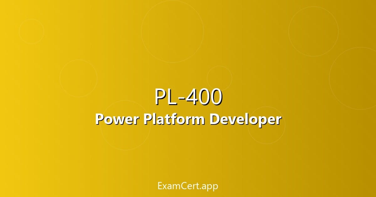 PL-400 Guide 2026: Power Platform Developer
