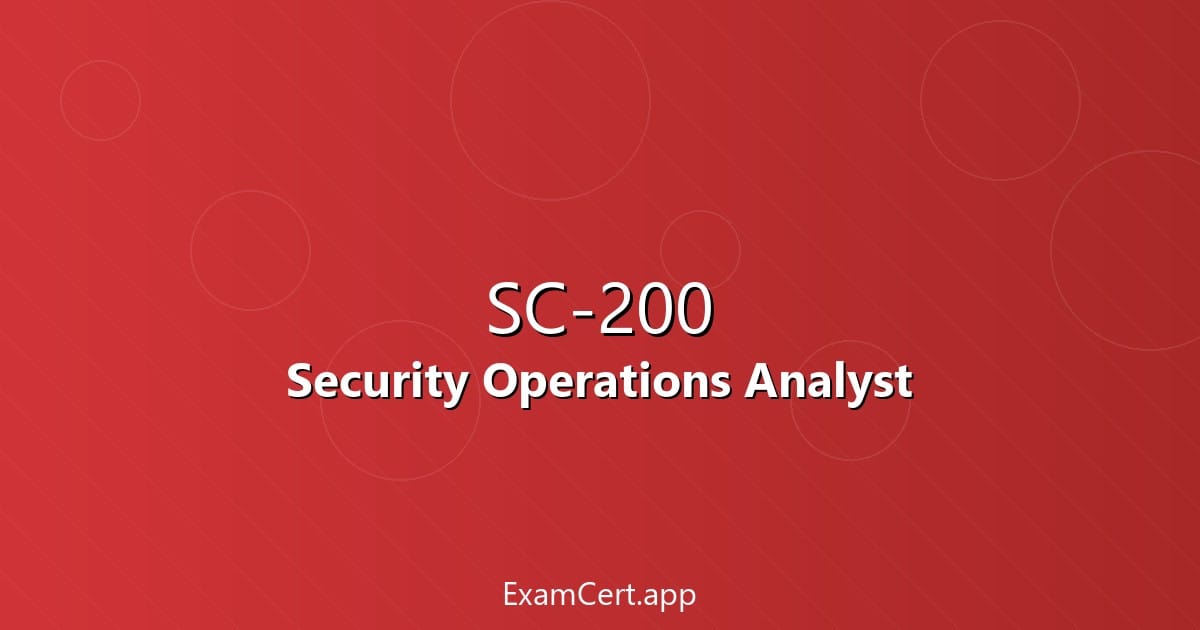SC-200 Guide 2026: Security Operations Analyst