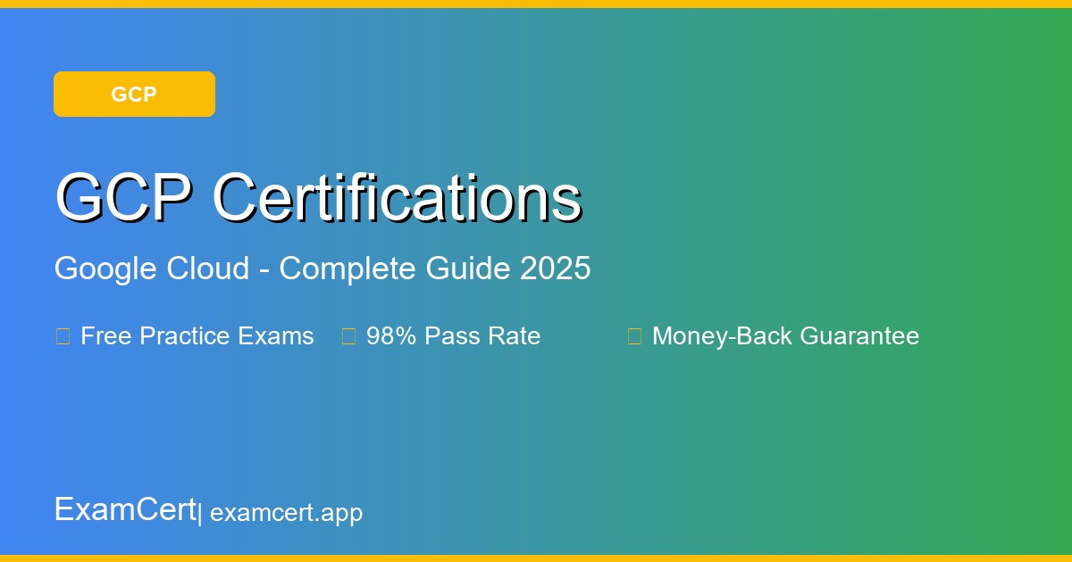 GCP Certification Practice Exams | ExamCert